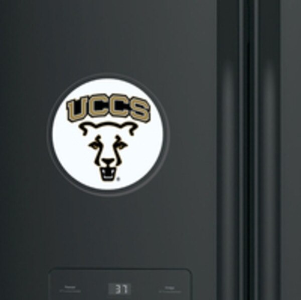 Acrylic magnet UCCS Mascot Logo Circle | UCCS Bookstore