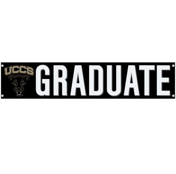Hand Banner UCCS Mascot Graduate 10"X4" | UCCS Bookstore