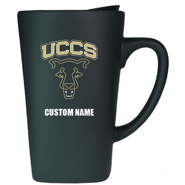 Personalized UCCS Soft Touch Mug w Lid