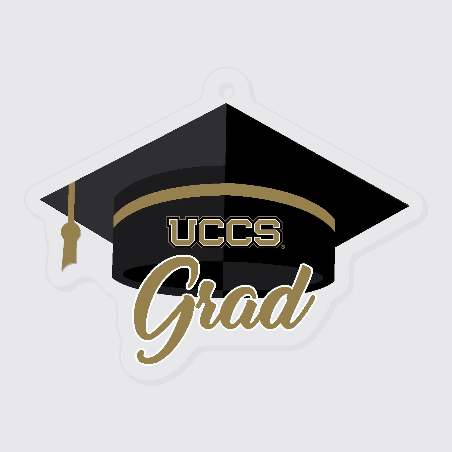 UCCS Grad Cap Ornament