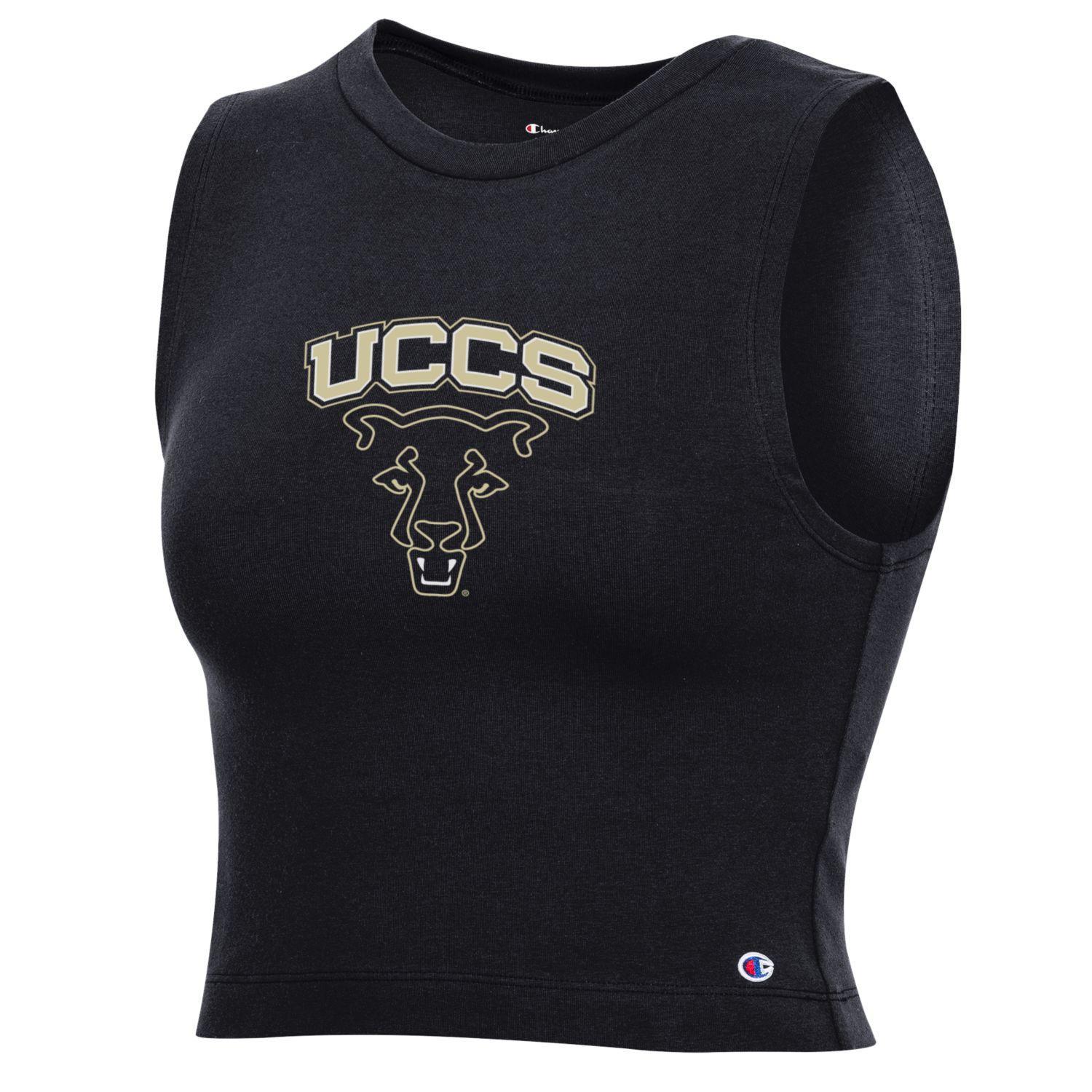 UCCS Mascot Crop Tank Top