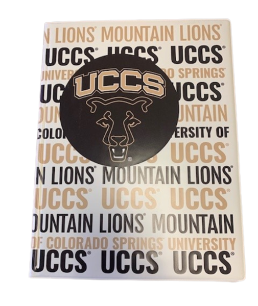 UCCS Vinyl Padfolio Full Color